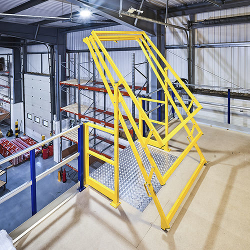 Protective safety pallet gate - John Scott Works Ltd - swing