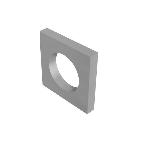Square washer - F1550 - trimat srl - zinc-plated steel / M8 / galvanized