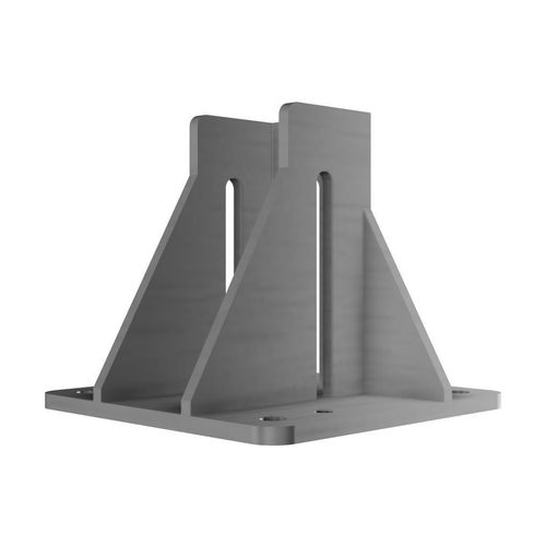 Galvanised steel base clamp - J3101 - trimat srl - for profile assembly
