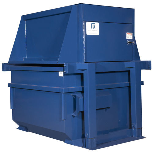 Mixed waste compactor - Fleetgenius - stationary / vertical / side-loading