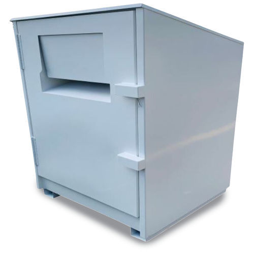 Metal waste bin - Fleetgenius - rear loading / recycling / lockable