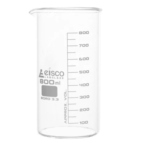 Graduated beaker - CH0127H8 - EISCO Electronic Instrumentation - glass
