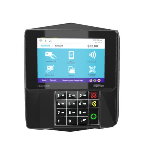 Contactless payment terminal - Lane series - Ingenico - PIN pad