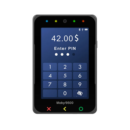 Bluetooth payment terminal - Moby/9500 - Ingenico - WiFi / USB / PCI PTS v6