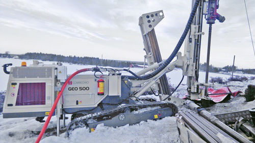 Crawler drilling rig - GEO 500 - Comacchio - rotary