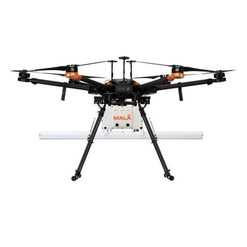 Network detection ground penetrating radar - GeoDrone 80 - Mala