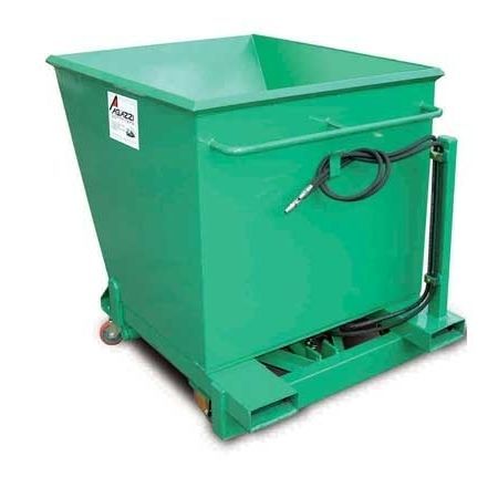 Wheeled dumper - Agazzi containers - hydraulic / front-loading