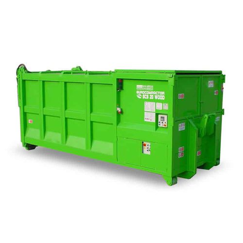 Cardboard compactor - SCS - Locatelli Eurocontainers - paper / wood ...
