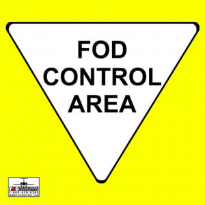 Illuminated safety sign - BIG-FODCONTROL - FOD
