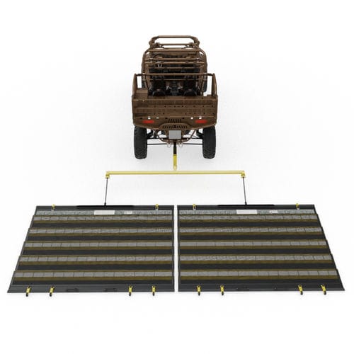 Airport runway sweeper - RZR-dplx - FOD - truck-mounted / motorless / dust