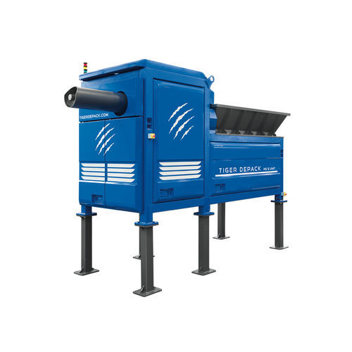 Single-shaft shredding machine - HS 5 - Tiger depack - for waste / plastic