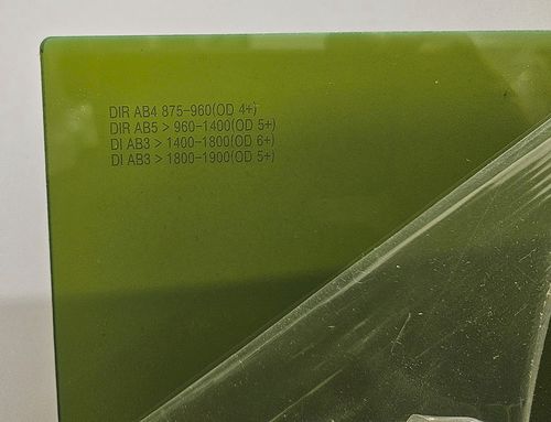 Laser protection screen - OD6 - Laser Welder