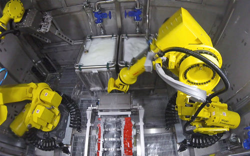 Robotic washing system - Icom System Corp - water / automatic / industrial