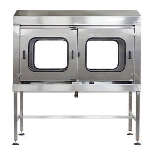 Floor-standing enclosure - ITW Air Management - rectangular / stainless ...