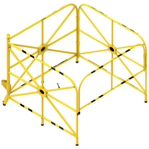 Fall-arrest barrier - IN-2324 XTIRPA - GLOBESTOCK Safety - portable ...