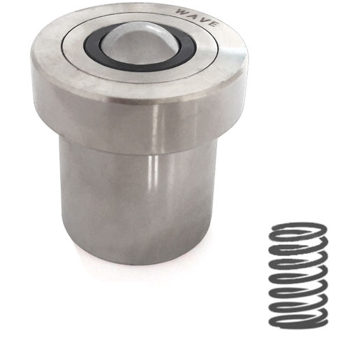 Steel ball transfer unit - KO-22 S - WAVE - cylindrical base / flanged ...