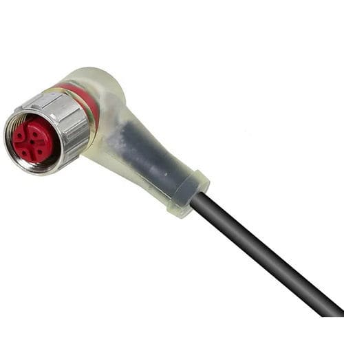 Electrical power supply connector - RDMF - PONY SRL - round / M12 / 5-pole