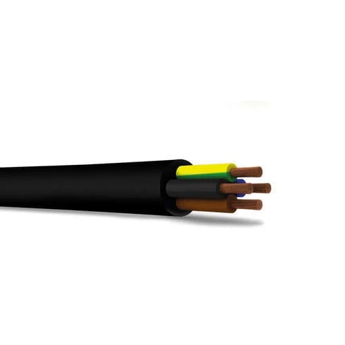 Insulated electrical cable - PONY SRL - copper / 4 wires / PUR-sheathed