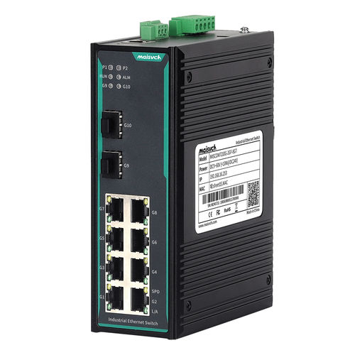 Managed ethernet switch - MISCOM7210G-2GF-8GT - Maisvch - 10 ports ...
