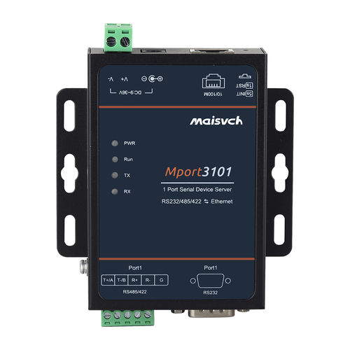 Serial device server - Mport3101 - Maisvch - Modbus RTU / Modbus TCP / RJ45