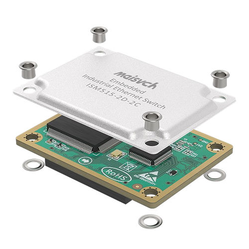 Managed Ethernet switch module - ISM515-2D-2C - Maisvch - 5 ports / 10 ...