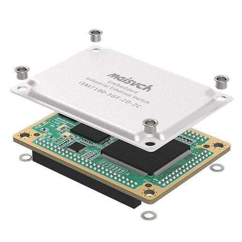 Managed Ethernet switch module - ISM7100-3GF-2D-2C - Maisvch - 10 ports ...