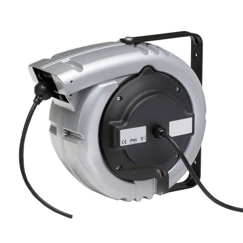 Cable reel - Soltec srl - self-retracting / construction / fixed