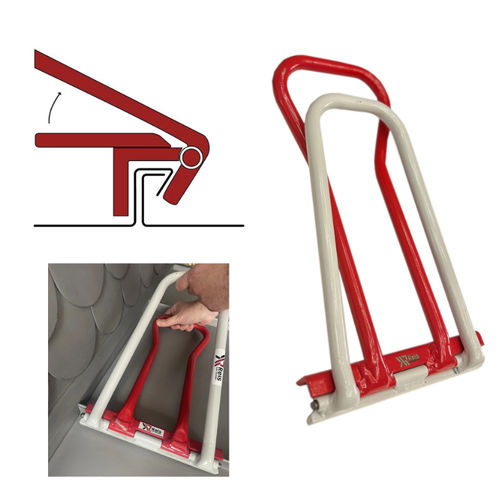 90° hand seamer - SS - Reis Standing Seam Technologies - single-lock