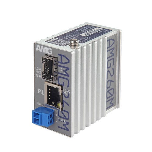 Media converter - AMG260M-1G-1S - AMG Systems - Ethernet / DIN rail ...