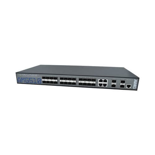 Managed ethernet switch - AMG510-4G-24S-4XS - AMG Systems - 32 ports ...