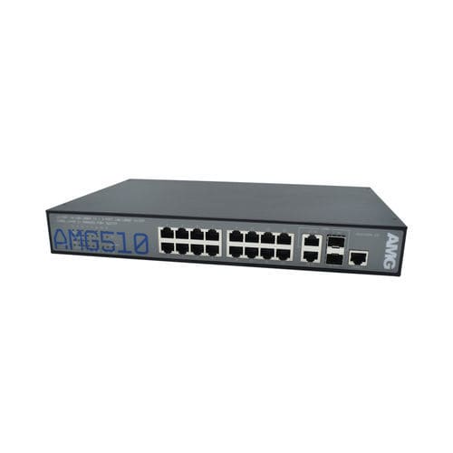 Managed ethernet switch - AMG510-16GAT-2C-P290 - AMG Systems - 18 ports ...