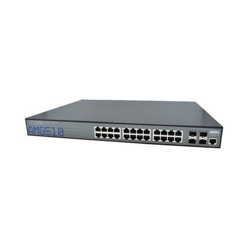 Managed ethernet switch - AMG510-24G-4XS-RP - AMG Systems - 28 ports ...