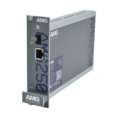 Media converter - AMG250R-1G-1S - AMG Systems - gigabit Ethernet / rack ...