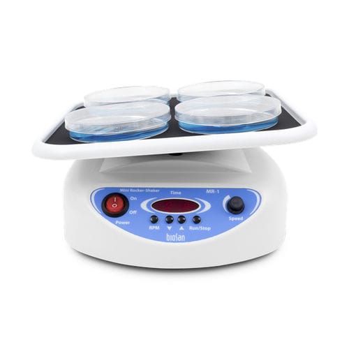Rocking laboratory shaker - MR-1 - Biosan - digital / test tube / for ...
