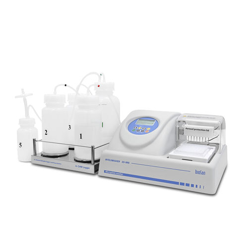 Automatic microplate washer - 3D-IW8 - Biosan - 96-well / programmable