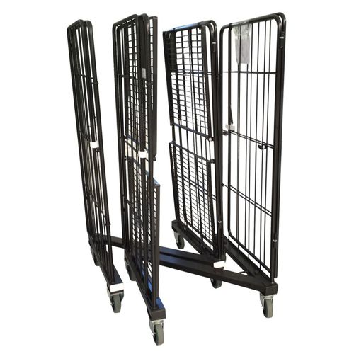 Nestable roll container - I08M20 - Recycleoffice - metal