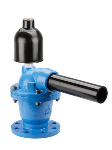 Gas relief valve - 9836 - Hawle - air / for pipelines / stainless steel