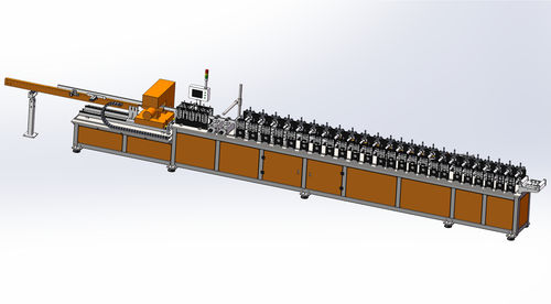 Steel silo roll forming line - Savany Machine Co., Ltd. - automatic / punching