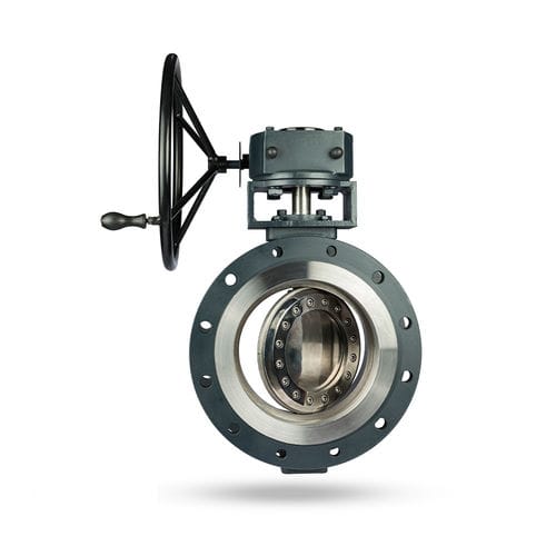 Butterfly valve - HP5003-2 - Taloar - with handwheel / for control / flange