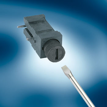 SMD fuse holder - MENTOR - switch / automatic