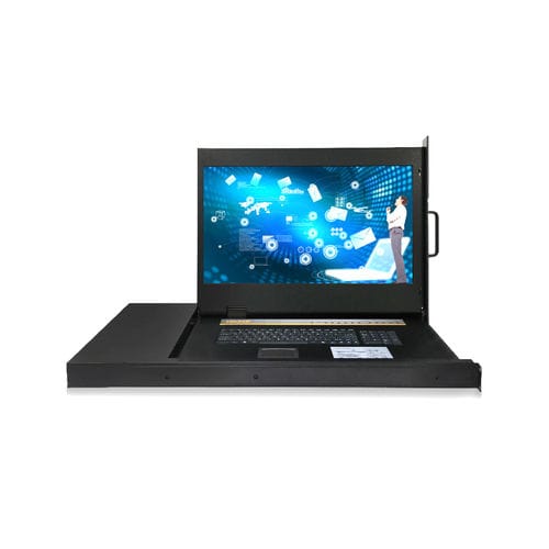 Rack-mount KVM switch - RGD-KVM-21508HD-VGA - Key Technology Rugged ...