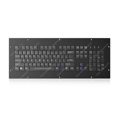 Panel-mount keyboard - K-TEK-V430KP-FN-SC-BL-BT - Key Technology Rugged ...