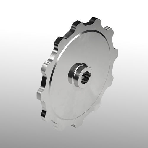 Chain sprocket wheel - 704 / 84207 - Tecom - straight-toothed / steel