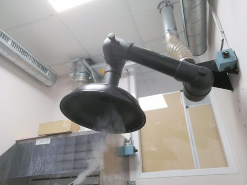 Fixed extraction arm - GIRARDEAU SAS - ceiling-mounted / wall-mounted ...