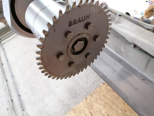 Stainless steel pipe cutter - BRAUN Rückbautechnologien GmbH - internal