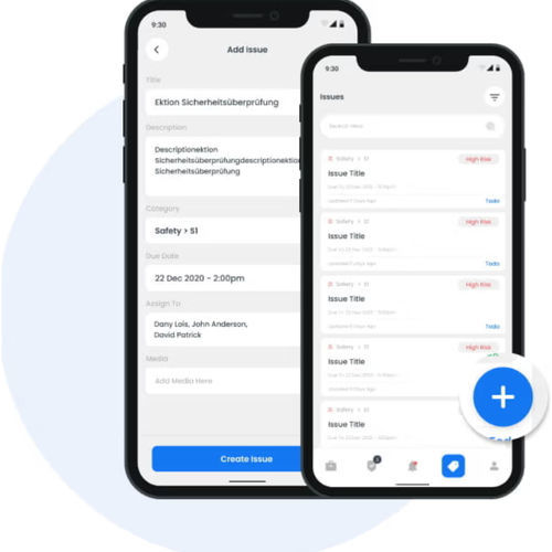 Control software - Issue Reporting - flowdit - reporting / workflow management / tracking