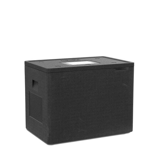 Polypropylene insulated container - BOX 64 - Olivo - with lid / with solid sides