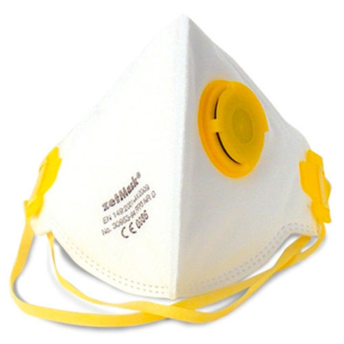 Disposable face mask - 30953-94 - ZVG - FFP3 / half-mask / yellow