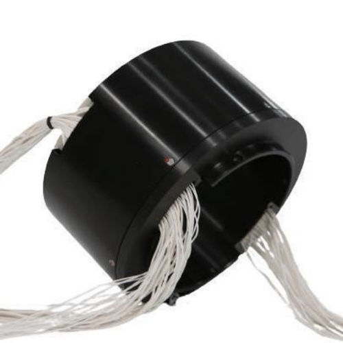 Electric slip ring - EVERAXIS - flat / pancake type / disc