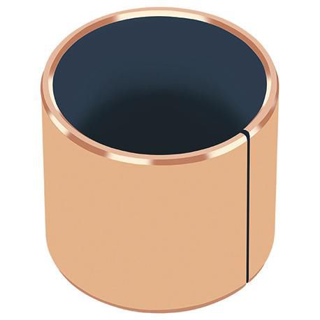 Cylindrical plain bearing - DU-B - GGB - bronze / sintered bronze / PTFE